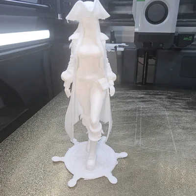 Sexy Pirate Pin-Up - Free 3D Print Model - MakerWorld