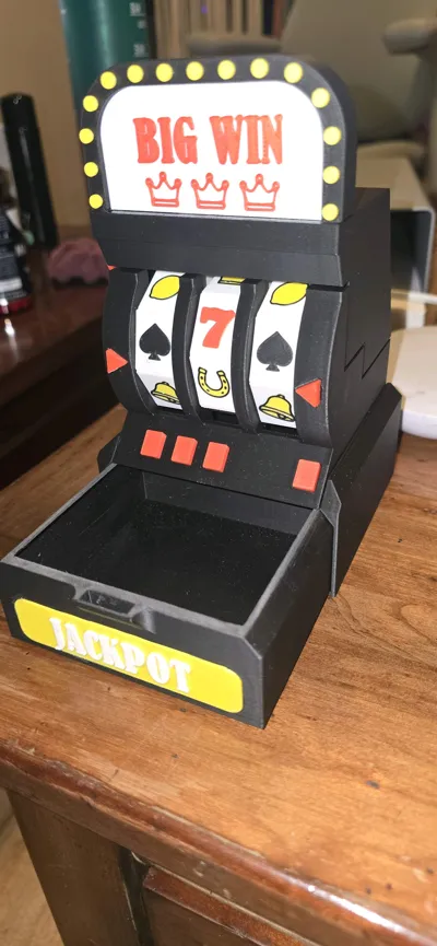 Spinning Slot Machine - Free 3D Print Model - MakerWorld