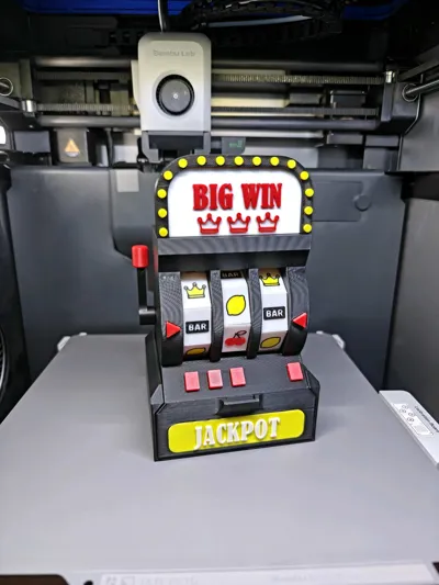 Spinning Slot Machine by YETI 3design MakerWorld: Download Free 3D Models