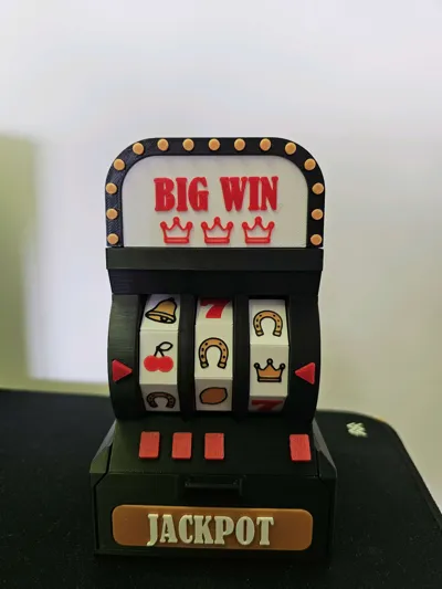 Spinning Slot Machine by YETI 3design MakerWorld: Download Free 3D Models
