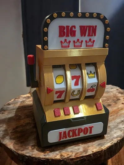 Spinning Slot Machine - Free 3D Print Model - MakerWorld