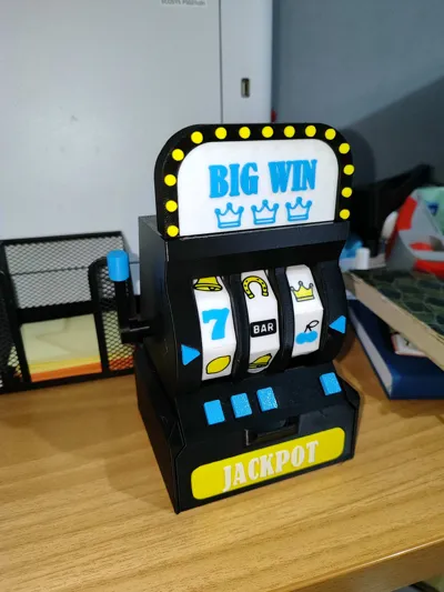 Spinning Slot Machine - Free 3D Print Model - MakerWorld