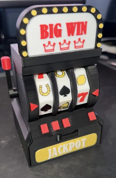 Spinning Slot Machine - Free 3D Print Model - MakerWorld