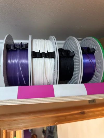 Spool-Lock Easy Filament Clip by Graveworks MakerWorld: Download Free ...