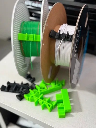 Spool-Lock Easy Filament Clip by Graveworks MakerWorld: Download Free ...