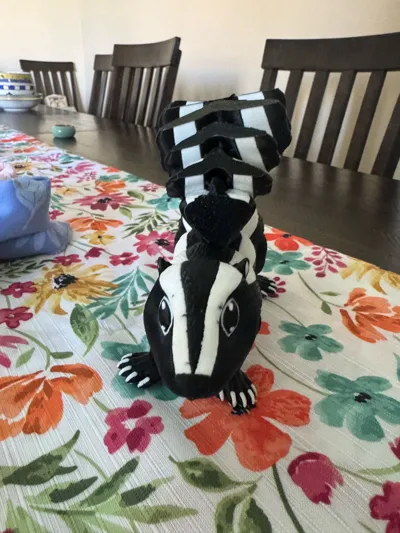 Flexi Skunk Articulated by FlexiLAB MakerWorld: Download Free 3D Models