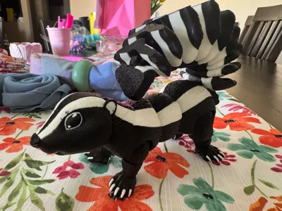 Flexi Skunk Articulated by FlexiLAB MakerWorld: Download Free 3D Models