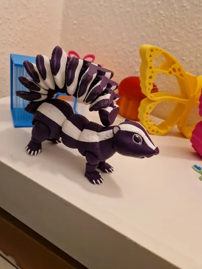 Flexi Skunk Articulated by FlexiLAB MakerWorld: Download Free 3D Models