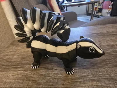 Flexi Skunk Articulated by FlexiLAB MakerWorld: Download Free 3D Models