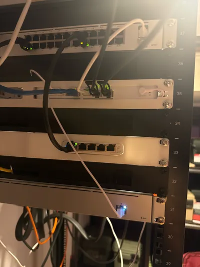 Unifi UCG-Fiber 19-inch Rack Mount by Mauker MakerWorld: Download Free ...
