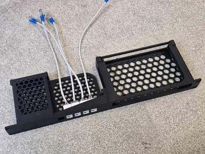 Unifi UCG-Fiber 19-inch Rack Mount - Free 3D Print Model - MakerWorld