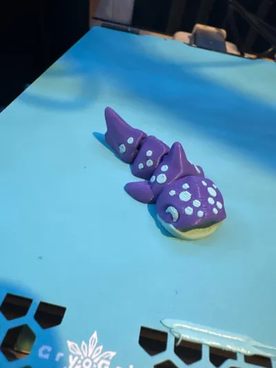 Mini Articulated Whale Shark by Saber3D MakerWorld: Download Free 3D Models