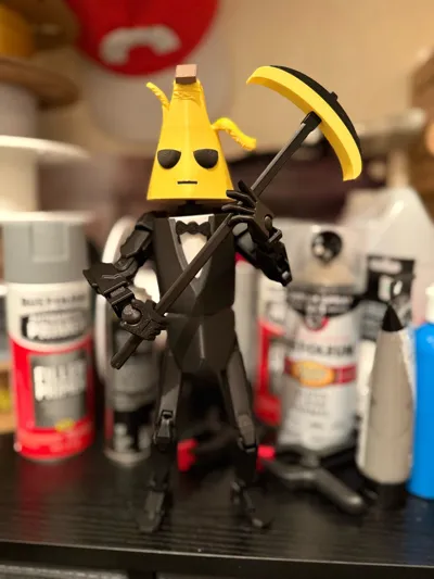Bananaxe – Fortnite Pickaxe for Agent Peely 13 - Free 3D Print Model ...