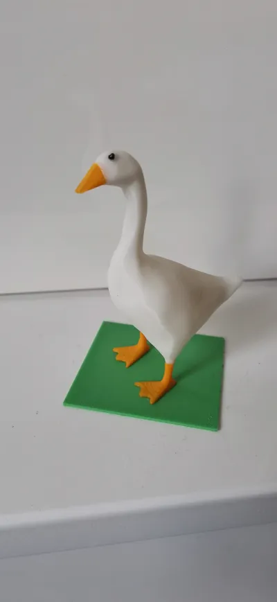 Untitled Goose Game Character - The Entitled Goose - Coloured Model ...