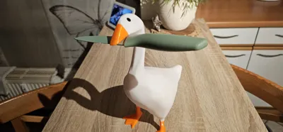 Untitled Goose Game Character - The Entitled Goose - Coloured Model ...