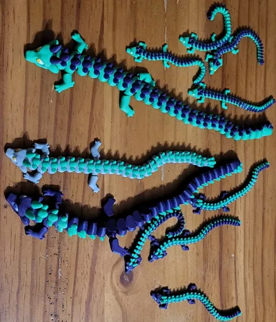 Articulated Small Cute Dragon! by zombunny MakerWorld: Download Free 3D ...