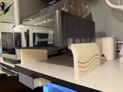 AMS stacking stand for P1P and X1 by MihaiDesigns MakerWorld: Download ...