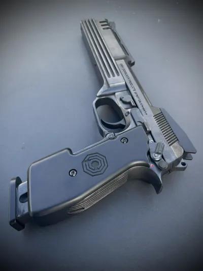 Auto 9 Pistol from Robocop (1987) - Free 3D Print Model - MakerWorld