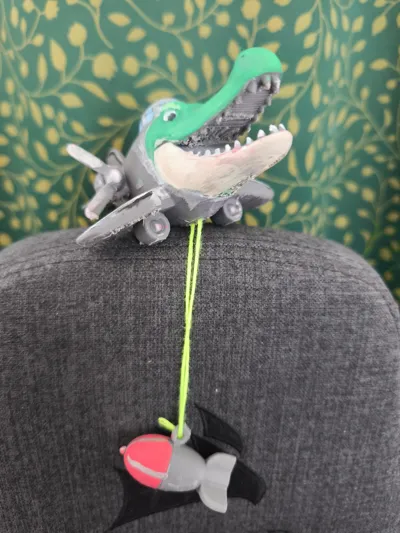 Crocodile Bomber – Meme Legend by Eon3d_ MakerWorld: Download Free 3D ...