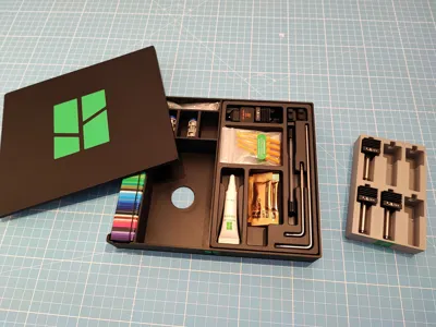 H2D Tool Case + Swatch Holder by BigJoe Prints MakerWorld: Download ...