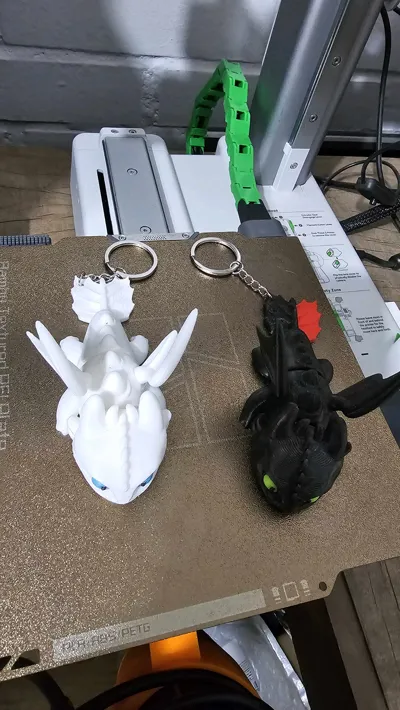 Toothless-Night Fury (Keychain) by ๖M๖ MakerWorld: Download Free 3D Models
