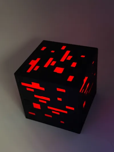 MINECRAFT ORE TEA LIGHT BOX - Free 3D Print Model - MakerWorld