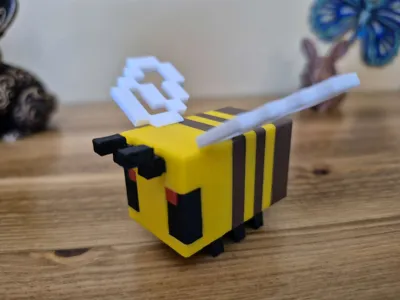 Minecraft—bee by 3D.Gift MakerWorld: Download Free 3D Models