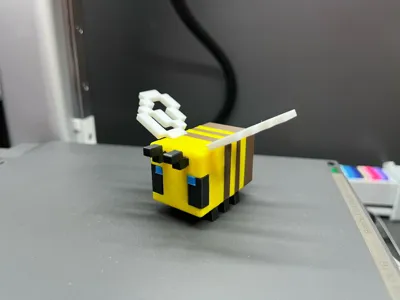 Minecraft—bee - Free 3D Print Model - MakerWorld