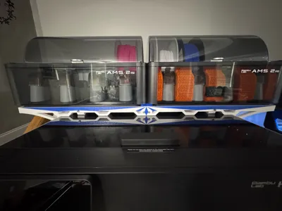 T-pose - slim dual AMS riser for H2D and H2S by Henryk MakerWorld ...