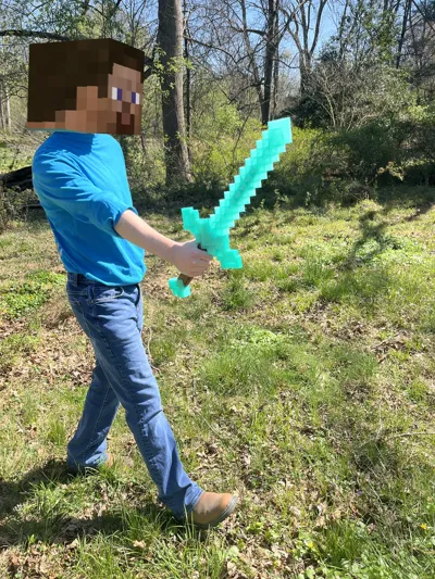 Minecraft Movie Diamond Sword by Kass 3D MakerWorld: Download Free 3D ...
