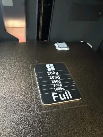 Filament spool gauge by SlickPrint MakerWorld: Download Free 3D Models