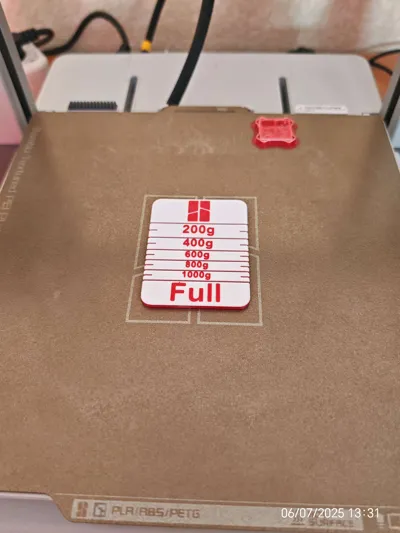 Filament spool gauge by SlickPrint MakerWorld: Download Free 3D Models