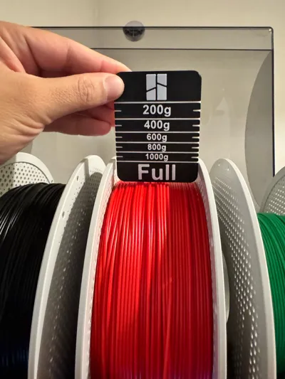 Filament spool gauge - Free 3D Print Model - MakerWorld