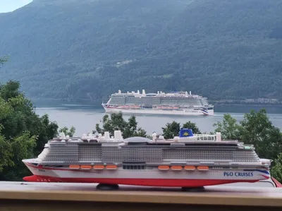 P&O Cruises Iona 1:500 Multi part - Free 3D Print Model - MakerWorld