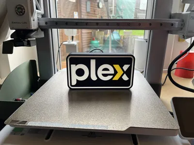 Plex Logo Lightbox by A1 Graphix - MakerWorld