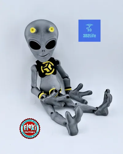 Flexi Factory Anycubic Alien by flexi.factory MakerWorld: Download Free ...