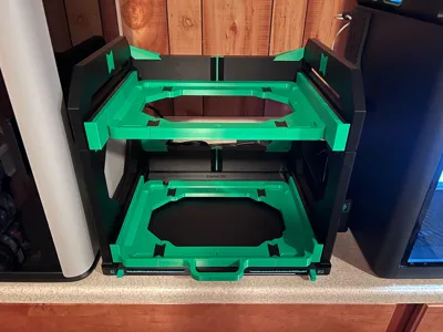 AMS 2 Pro Trays For Dual AMS Sliding Rack by Print3DZ MakerWorld ...
