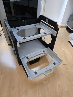 AMS 2 Pro Trays For Dual AMS Sliding Rack by Print3DZ MakerWorld ...