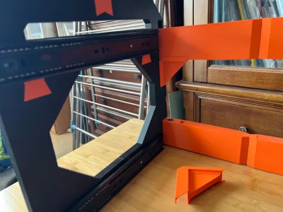 AMS 2 Pro Trays For Dual AMS Sliding Rack by Print3DZ MakerWorld ...