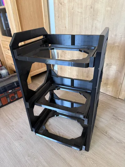 AMS 2 Pro Trays For Dual AMS Sliding Rack by Print3DZ MakerWorld ...