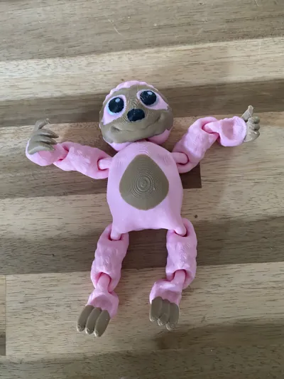 Articulated Hanging Sloth by 3D URSA MakerWorld: Download Free 3D Models