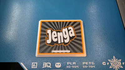 Jenga Setup Box / Carrying Case (Single Piece!) - Free 3D Print Model ...