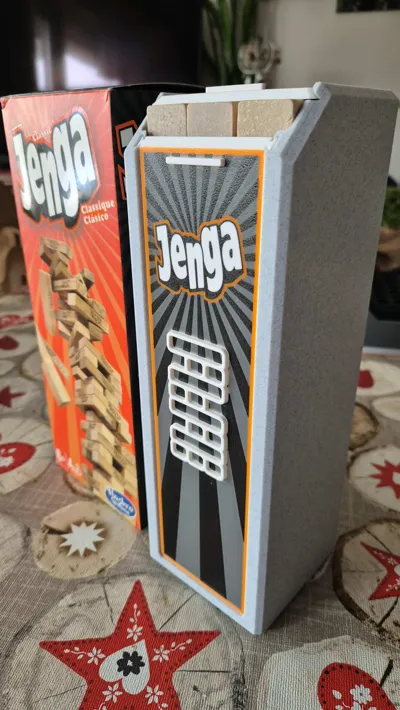 Jenga Setup Box / Carrying Case (Single Piece!) - Free 3D Print Model ...