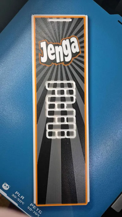 Jenga Setup Box / Carrying Case (Single Piece!) - Free 3D Print Model ...