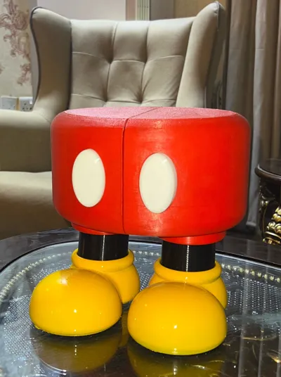 Mickey Chair Chair and Mini Mickey Mouse Chair by Leon Lab MakerWorld ...