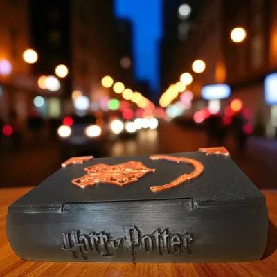 Harry Potter Hogwarts Book Box - Free 3D Print Model - MakerWorld