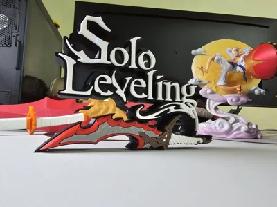 Solo Leveling Logo/Sign Knight Killer(NO AMS/AMS) by Jotasct MakerWorld ...
