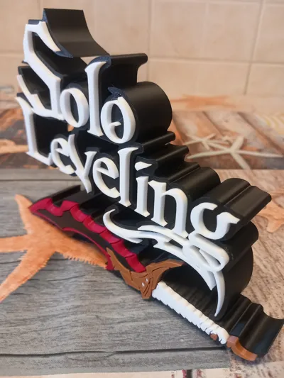 Solo Leveling Logo/Sign Knight Killer(NO AMS/AMS) - Free 3D Print Model ...