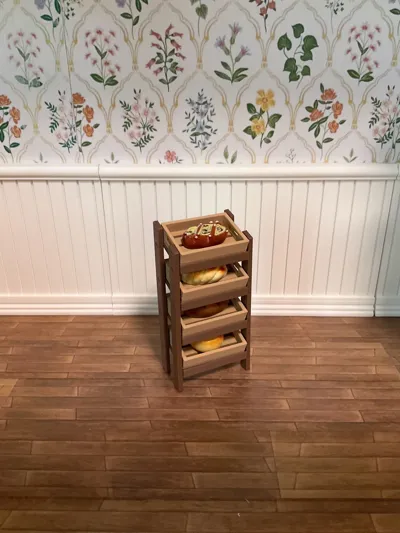Mini Market Tray Storage Shelf Set (2 Sizes) by Printed a mini ...