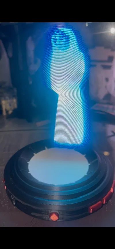 Star Wars Hologram for Pixel Arc Atom by Kacperskyy_Suchy MakerWorld ...